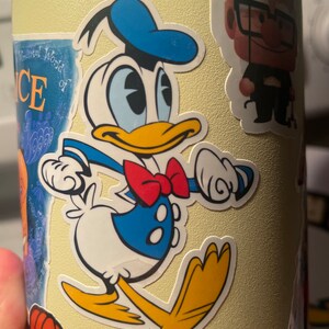 Donald Duck Sticker, Weather Proof, Water Resistant for Laptops, Water ...