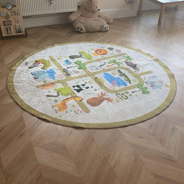 Space Themed Cute Kid's Rugadventurous Astronaut Childen's Matnavy Blue ...