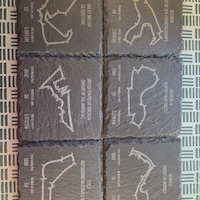 F1 Circuit - Slate Coaster 4 Pack - Etsy UK