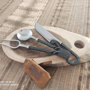 Hand Forged Cutlery Set, Viking Silverware, Medieval, SCA, Creative ...