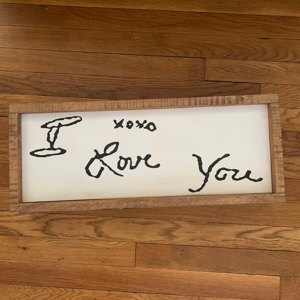 CUSTOM Sign,personalized Sign,loved Ones Handwriting,sentimental Gift ...