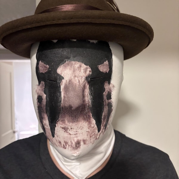 Rorschach Mask With REAL Moving Inkblots - Etsy