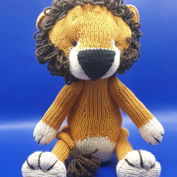 Lion Knitting Pattern - Toy Knitting Pattern / Polushkabunny - Etsy