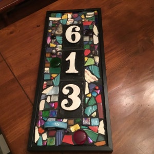 Mailbox Post Address Tiles. 2 5/8 X 4 1/2 Tall. Made With or Without ...
