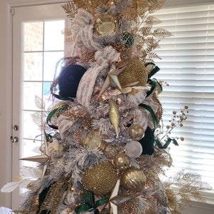 4 X 10 Yards Gold Glitter Mini Mesh Ribbon, 10 Yards, Wired Ribbon ...