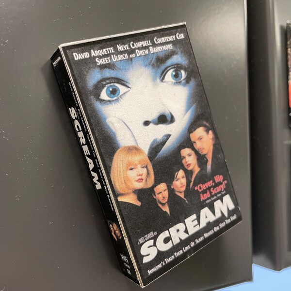 Retro VHS Mini Refrigerator Magnets Modern Recent Horror Movies Classic ...
