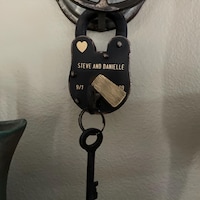 Skeleton Key Padlock - Etsy