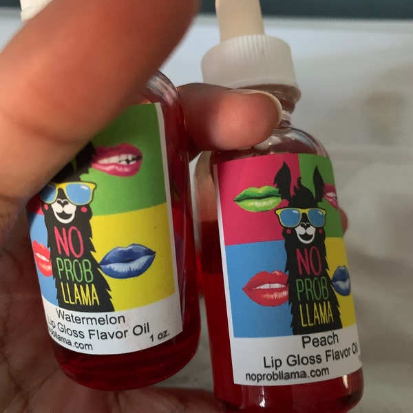 Lip Gloss Flavor Oil - No Probllama - 1 Oz - Etsy