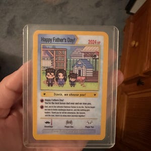 Hand Painted Commemorative Cards Based on Pokemon Designs, Valentine's ...