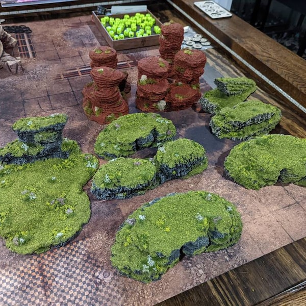 Arcane Sanctum STL File - Ancient Ruins - Wargame Terrain Miniature ...