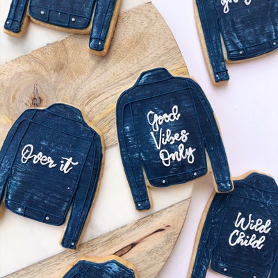 Jean Jacket or Denim Jacket Cookie Cutter and Fondant Cutter and Clay ...