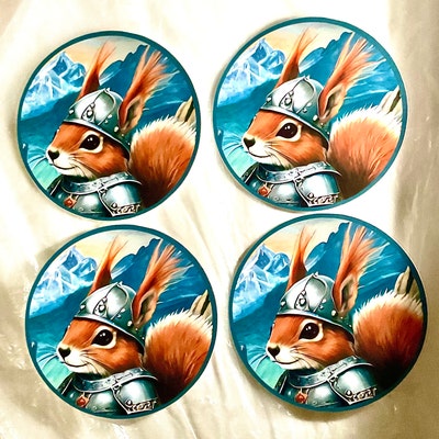 Happy Father's Day Squirrel Daddy & Kids Enjoying a SUP Stand up Board ...