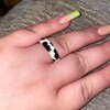 Cow Print Ring - Etsy