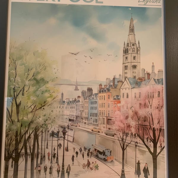 Antalya City Watercolor Poster Antalya Turkey Gift European Travel Art ...