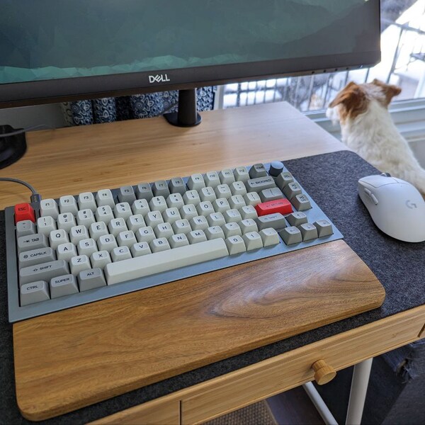 Custom Size Merino Wool Desk Mat, Custom Felt Desk Mat, Personalized ...