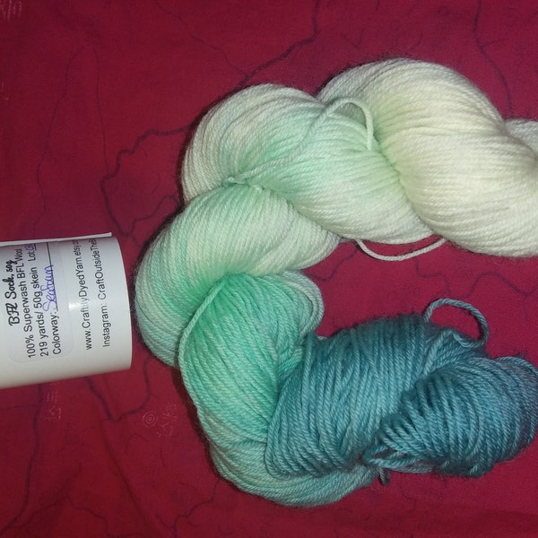 Seafoam - Hand Dyed Yarn / Handdyed Yarn, Sock Yarn, Gradient Yarn ...
