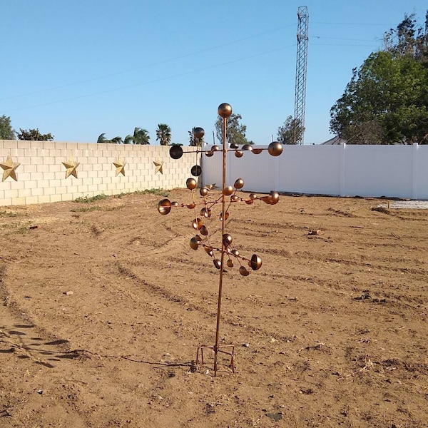 Zillatron Metal Wind Spinner: Kinetic Garden Art - Etsy