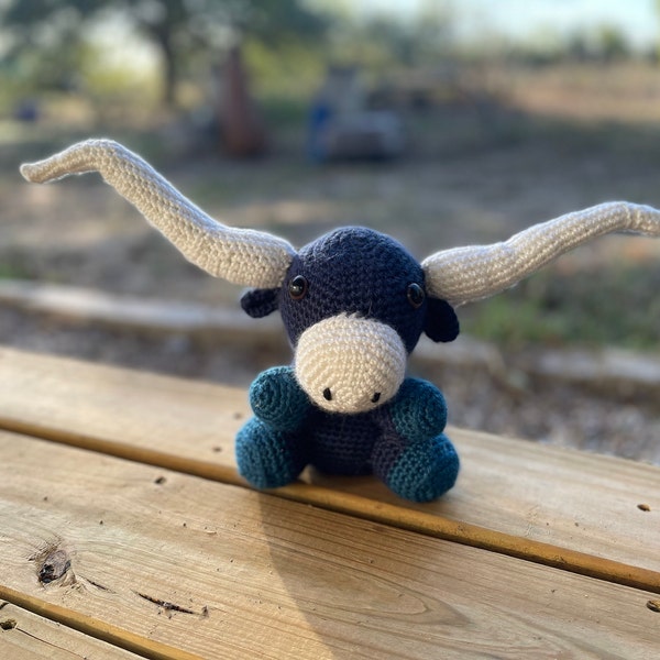 Tex Longhorn - PDF Crochet Pattern - Etsy