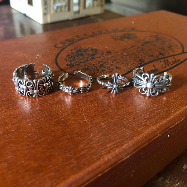 Star Y2K Rings, Starlight Y2K Rings, Women Cyberpunk Chunky Ring, Adjustable Punk Gothic Ring ...