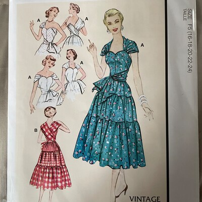 Vogue 8574 / V8574 OOP Very Easy Sewing Pattern for Womens Dress size 6 ...