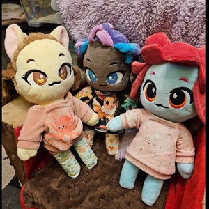 Chibi Human Doll Plush Sewing Pattern .pdf Tutorial With Removable ...