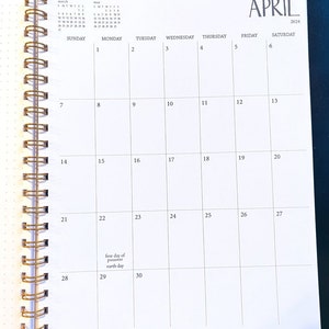 Mini Monthly Planner Start Any Month - Etsy