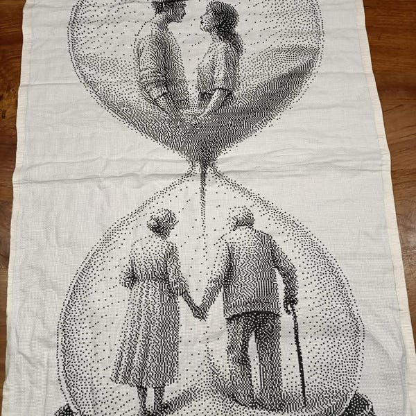 Passing - Monochrome Embroidery Chart – Simple One-color - PDF File - Etsy