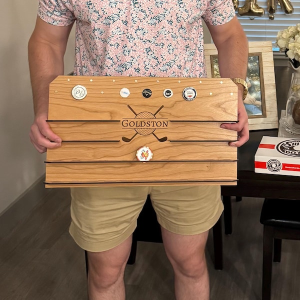 Best Round Score Display, Desk Golf Decor, Unique Golf Gifts for Dad ...