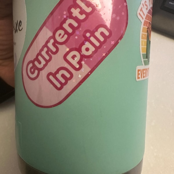 Currently in Pain Sticker | Spoonie, Spoonie Sticker, Chronic Illness ...