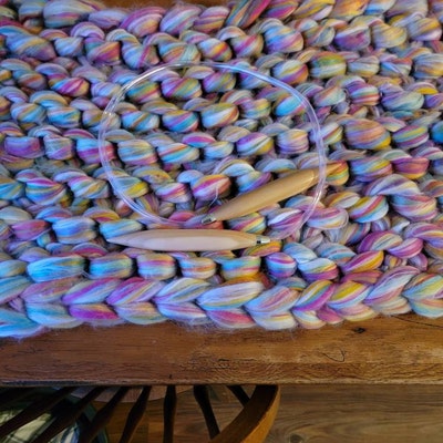 Chunky Rug, Chunky Knit Carpet, Giant Knit Throw, Jumbo Knit Carpet ...