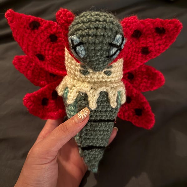 Fuzzy Moth - Crochet Amigurumi Pattern - Etsy