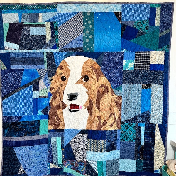 Black Lab Foundation Paper Pieced Quilt Block - Etsy