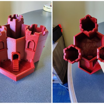 Tri-tower Castle Planter for Small Succulents, Herb Garden Planter ...