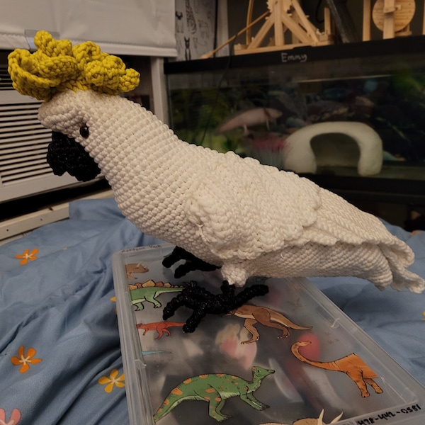 Amigurumi WHITE COCKATOO - Crochet Pattern, PDF in English, Deutsch ...