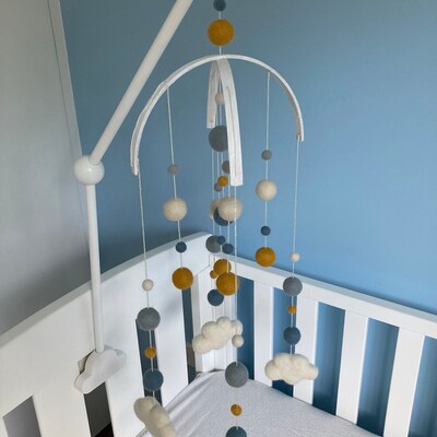 CUSTOM Made Felt Baby Mobile Standard Double Arch Design Your Own Baby ...