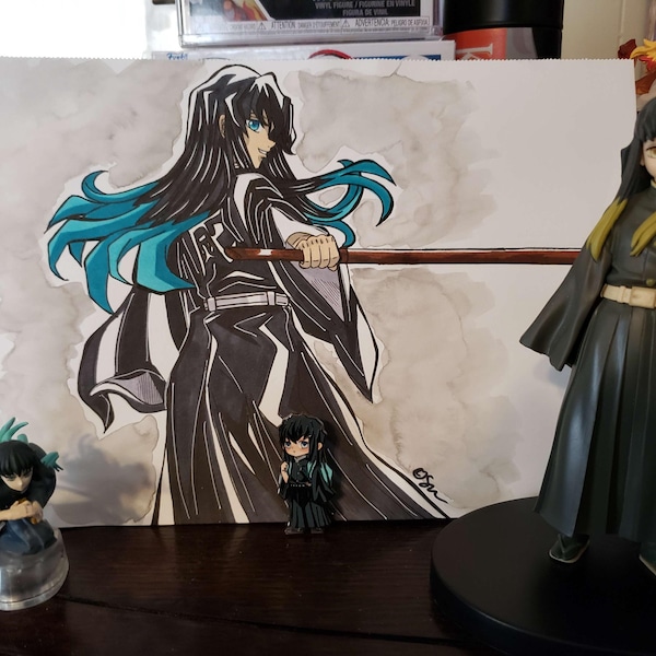 Giyu Eating Soba From Demon Slayer - Etsy