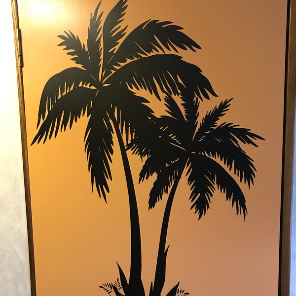 Palm Tree Wall Decal, 2 Palm Trees Vinyl Sticker, Palm Tree Décor ...