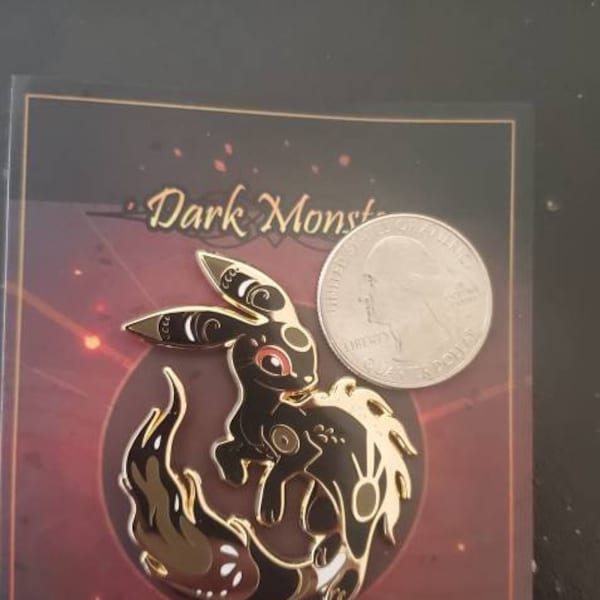 Dark Monster Hard Enamel Pin - Etsy