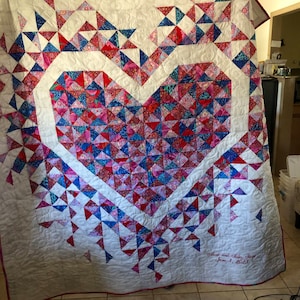 PDF Exploding Heart Quilt Pattern Digital Download by Slice of - Etsy