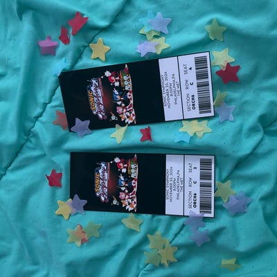 Physical Ticket Custom Personalized Laminated Concert Event Ticket ...