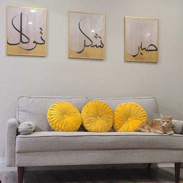 3 Piece Islamic Wall Art Digital Download, Set of 3 Muslim Posters and ...