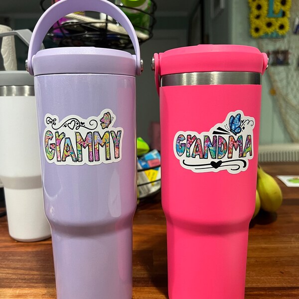 3 Best Granny Ever Sticker, Granny Sticker, Granny Decal, Hand Drawn ...