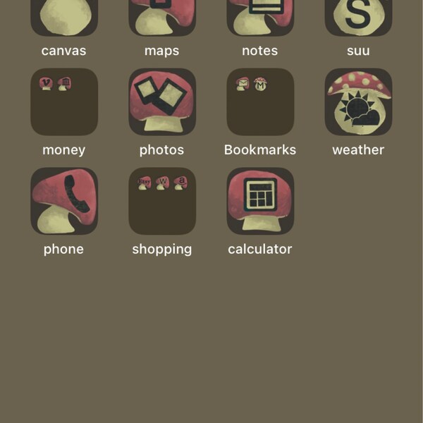 Purple Grunge Aesthetic Ios 14 Icons Apps - Etsy