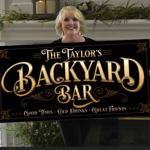 Custom Family Game Room Sign Personalized Family Gameroom Sign Family ...