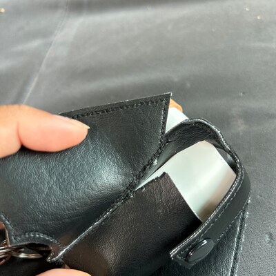 Batty Black Bat Vinyl Embroidery Inhaler Cover Inhaler Case Halloween ...