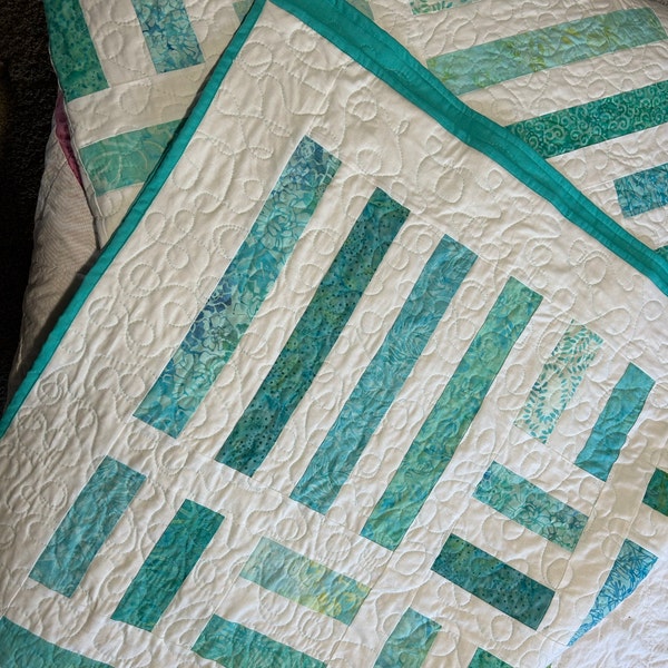 Java Batiks Soft Turquoise Blue Batik Jelly Roll 40 2.5 Inch Fabric ...