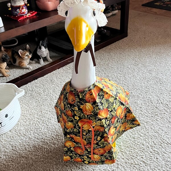 Rain Coat/yellow/goose Dress/goose Clothes/concrete Goose/goose/lawn ...
