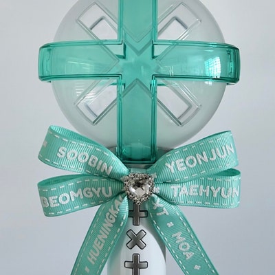 SEVENTEEN SVT Caratbong Ribbon Bow Keychain Pendant Light Stick Lanyard ...