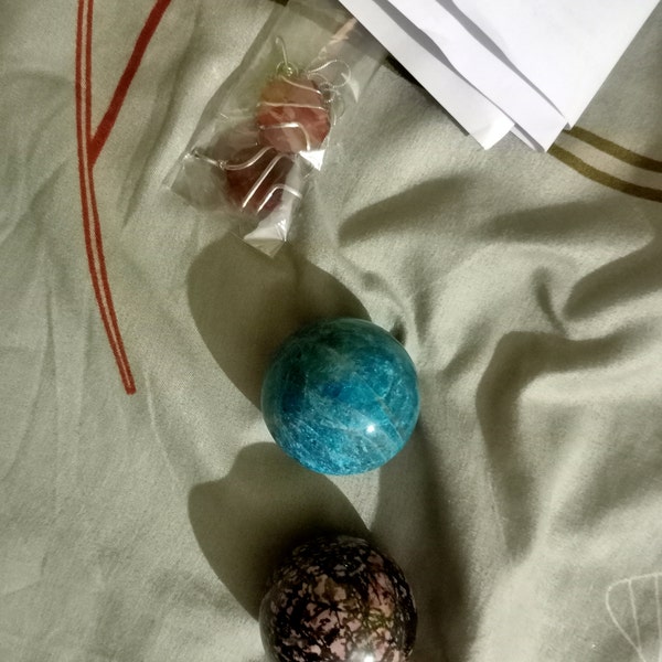 Rhodonite Sphere | Rose-red Crystal Orb, Stone of Compassion - Etsy