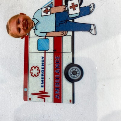 Personalized Paramedic EMT Ambulance Cupcake Toppers - Etsy
